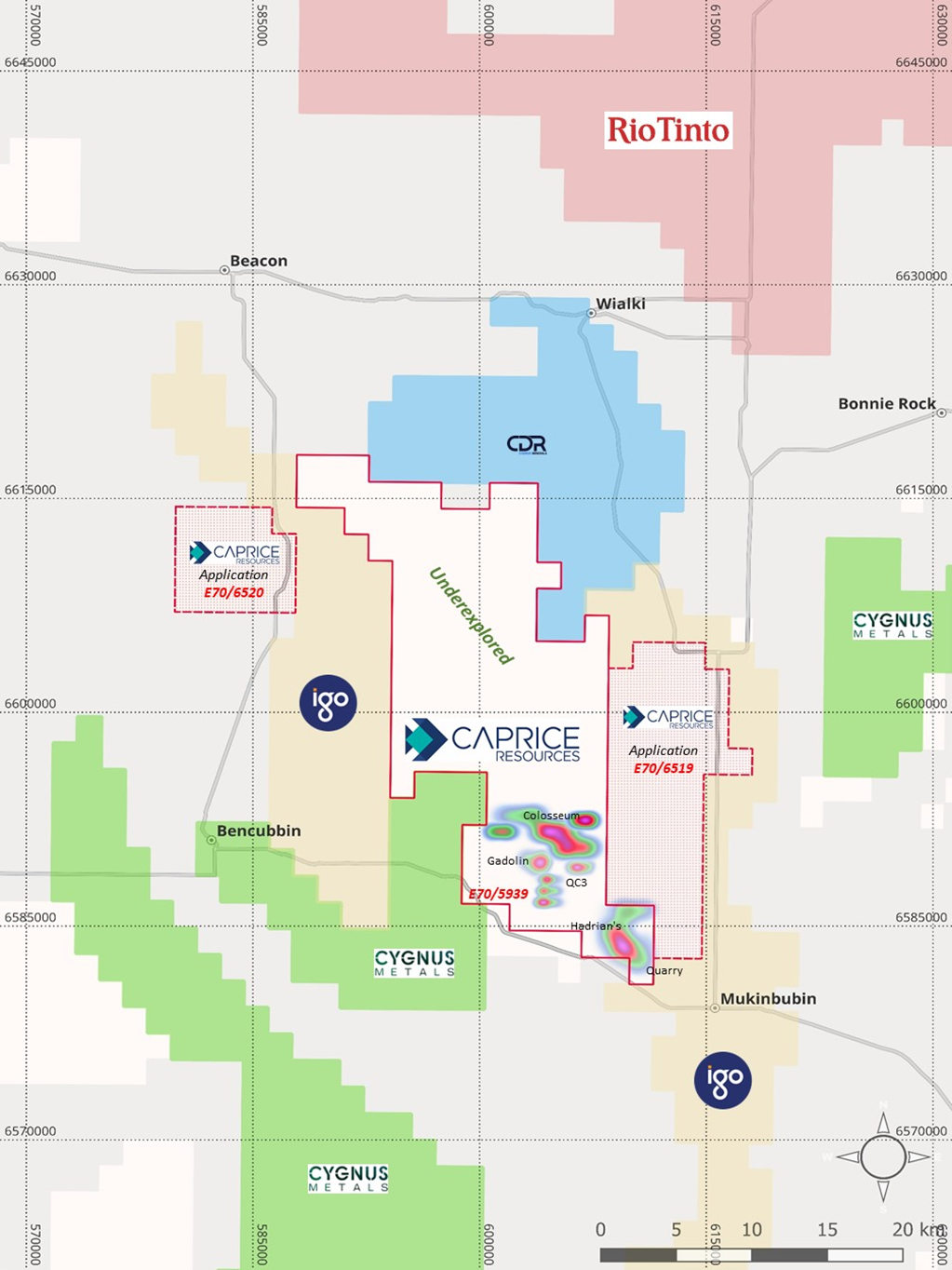 Mukinbudin Rare Earths Project • Caprice Resources