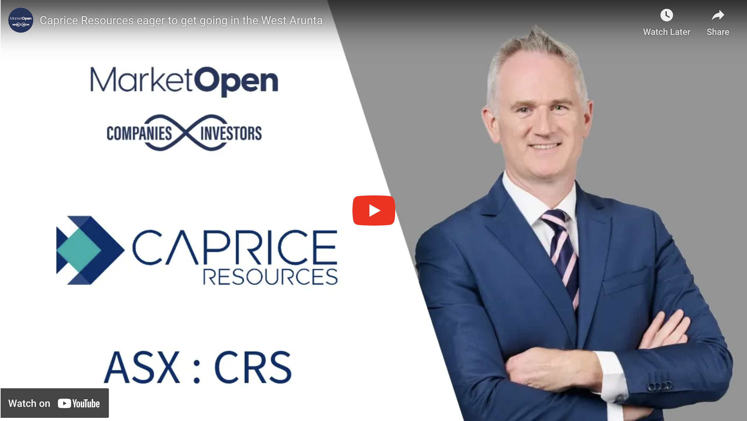 Caprice Resources eager to get going in the West Arunta • Caprice Resources